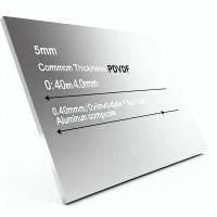 China 5mm PVDF Aluminum Composite Panel 0.40mm Alu Thickness UV Resistant for sale