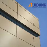 China FR A2 Class PVDF Coated Fireproof ALUDONG Aluminum Composite Panel 4mm Thickness for Buildings for sale