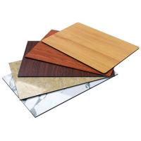 China 1220x2440mm Wood Pattern Aluminium Composite Panel High Strength Mould Proof CE Certified for Interior Decoration for sale