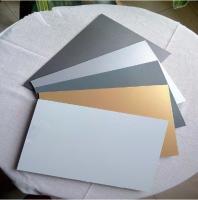 China Brushed Silver AA5005 PVDF Aluminum Composite Panel 1000mm Length, 1.5-8mm Thickness for Building Facades for sale
