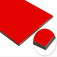 China RoHS ISO Fireproofing 4mm PE Aluminum Composite Panel for sale