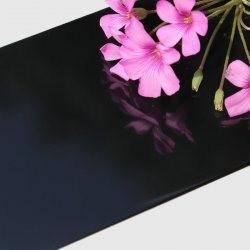 China Antibacterial 5mm Black Mirror Aluminum Composite Panel 1000-6000mm Length 10-15 Year PVDF Coating for sale