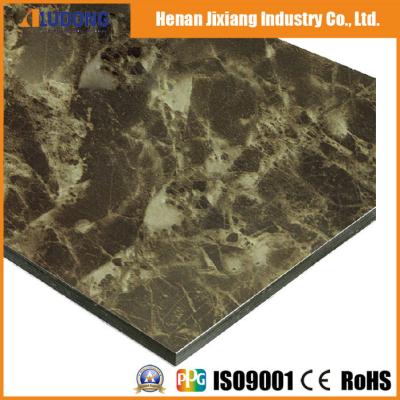 China CE 1220×2440mm PVDF Coating Aluminum Composite Panel with 1.5-8.0mm Thickness and Marble Pattern Design for sale