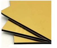 China PE Core 5005 Brushed Aluminum Composite Panel 2000mm Width 0.05-0.50mm Aluminum Thickness for External Wall Decoration for sale
