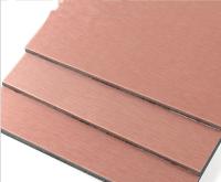 China 3mm Mould Proof Brushed Aluminum Composite Panel 1220x2440mm with Fireproof A2/B1 Core Options for sale