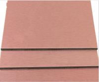 China 3mm Mould Proof Brushed Aluminum Composite Panel 1220x2440mm with Fireproof A2/B1 Core Options for sale