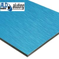 China 3mm Mould Proof Brushed Aluminum Composite Panel 1220x2440mm with Fireproof A2/B1 Core Options for sale