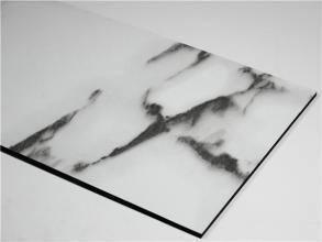 China AA3003 Marble Aluminum Composite Panel 1250×2440mm with Antistatic Exterior Wall Coating for sale