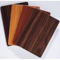 China 1220x2440mm Wooden ACP Sheets with PE/PVDF Coating for Interior and Exterior Wall Applications for sale