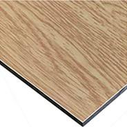 China 1220x2440mm Wooden ACP Sheets with PE/PVDF Coating for Interior and Exterior Wall Applications for sale