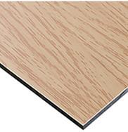 China CE ASTM 1220mm*2440mm Wooden Aluminum Composite Panel for sale