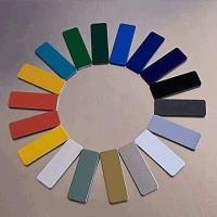China 1220mm x 2440mm Glossy PVDF Coating Aluminum Composite Panel with 2-5mm Thickness Options for sale