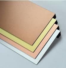 China Rectangle Non Toxic 1570mm 0.03mm Alu Composite Panel for sale