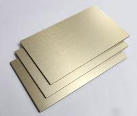 China 1250mm × 3050mm Mirror Finish Ingot Gold ACM Panels - 1.5mm-8mm Thickness, CE & ISO9001 Certified for sale