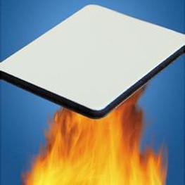 China PVDF Coated 3mm Fireproof Aluminum Composite Panel 1220x2440mm for Building Facades for sale