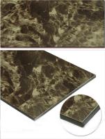 China Emperador Aluminum Composite Panel 1.5-8mm Thickness for Curtain Walls - 1000-6000mm Length Options for sale