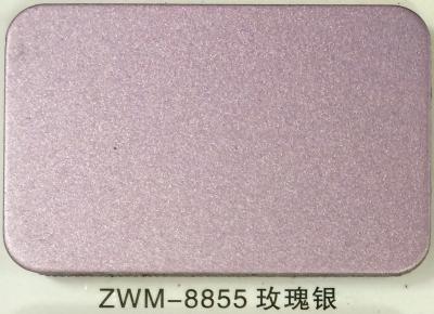 China Rose Silver Aluminum Composite Panel 1220x2440mm with 1.5-8mm Thickness for External Wall Decoration for sale
