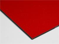 China 5mm High Gloss Red Aluminum Composite Panel 1000-6000mm Length for Wall Finishes for sale