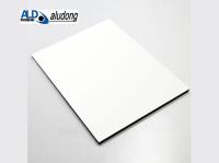 China 4mm Glossy White Aluminum Composite Panel ACP - 1000-6000mm Length, PE/PVDF Coating for Billboard & Facade for sale