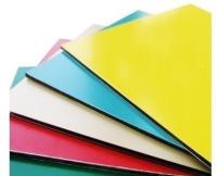 China Glossy Yellow 3mm ACM Panel - Fireproof Aluminum Composite for Interior Wall Finishes 1000-6000mm Length for sale