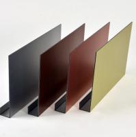 China RoHS Outdoor PVDF Coating Brushed Aluminum Composite Panel 1220x2440mm with 0.08-0.50mm Aluminum Skin for sale