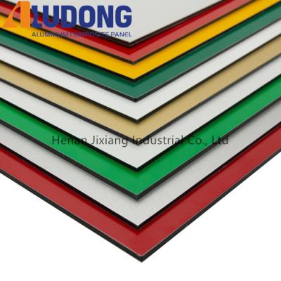 China 1250mm x 3050mm PE Aluminum Composite Panel with 2-5mm Thickness and Polyester Coating for sale