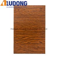 China ALUDONG ALD-T835 3mm Brushed Silver Aluminum Composite Panel with PVDF Coating for Building Facades for sale