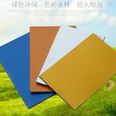 China Fireproofing PE Core 3mm UV Printable Aluminum Composite Panel for sale