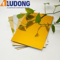 China 1550mm Width Mirror Finished Aluminum Panel With PE Surface Coating for sale