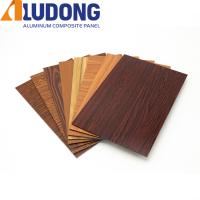 China Wood Grain Aluminum Composite Panel 4mm PVDF Coated Anti-Scratch ACP for Exterior Interior Wall Cladding for sale