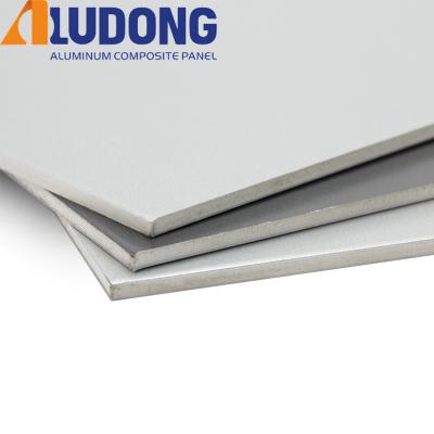 China White Core 6mm Aluminium Composite Panel with PVDF Coating - 1220×2440mm & 1250×2440mm Standard Sizes for sale