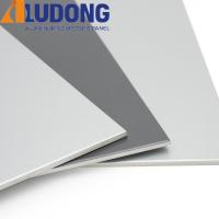 China White Core 6mm Aluminium Composite Panel with PVDF Coating - 1220×2440mm & 1250×2440mm Standard Sizes for sale