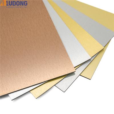 China Secure Packaging Anodized Brushed ACP/ACM 4mm, Heat Insulation & Fireproof for Container House Fast Shipment for sale