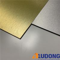 China Sparkling ACP Brushed Aluminum Composite Panel 1000mm-6000mm Length, 2mm-6mm Thickness for Building Cladding for sale