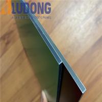 China LLDPE Core 4mm PVDF Aluminum Composite Panel Brushed Mill Finish for sale