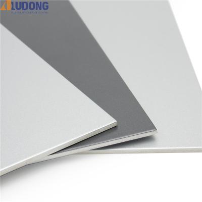 China Aludong Aluminum Composite Panel ACP 6mm Thickness with 0.03-0.5mm Aluminum Layer for Building Cladding for sale