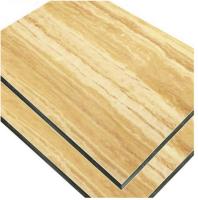 China Antistatic Wooden Aluminum Composite Panel For Interior Wall Decoration for sale
