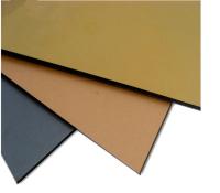 China Smooth Mirror Aluminum Composite Panel With Wear Resistant Steel for sale