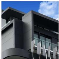 China Fireproof FR B1 A2 Aluminum Composite Panel 4mm for Cladding Curtain Wall Decoration for sale