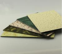 China Marble Grain Aluminum Composite Panel 3mm PE PVDF Coated Lightweight 5.5kg/m2 for Kitchen Backsplash for sale