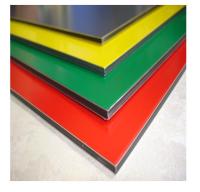 China 1220mm High Gloss Aluminum Composite Panel Weather Resistant 3mm for sale
