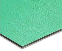 China Brushed ACM Aluminum Composite Panel 1250mm x 3050mm Fireproof Building Material with 2-5mm Thickness Options for sale