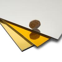China Mirror Aluminum Composite Panel 0.04-0.5mm Aluminum 30-70% Gloss 1220-2000mm ISO for sale