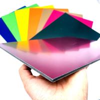 China B1 Fireproof PVDF Aluminum Composite Panel For Shop Door Decorations for sale