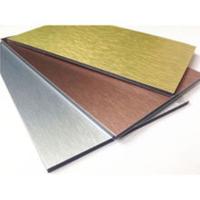 China PVDF Coated Aluminum Composite Panel 1250mm 1500mm for Curtain Wall Eaves Advertising Fascia for sale