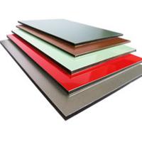 China billboards gloss PE aluminum composite panel for cladding and decoration for sale