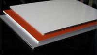 China Wood Textured Aluminum Plastic Composite Board with Polyester Coating for sale