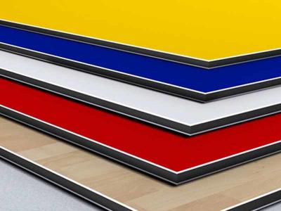 China Fireproof Aluminum Composite Panel 3mm-6mm Grade A PVDF Coating for sale