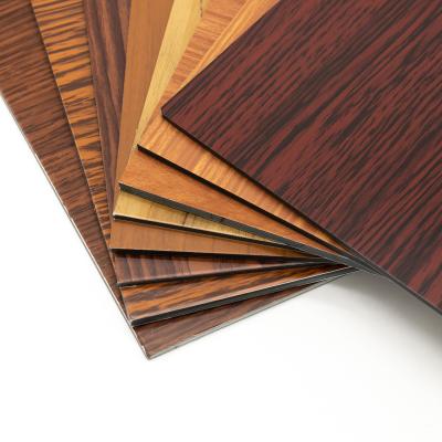 China Wooden Aluminum Composite Panel For Interior& Exterior Decoration SGS for sale