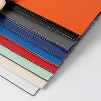China PE Core 0.3mm Fire Proof ACP Sheet Cladding ISO Advertising 1220x2440mm for sale